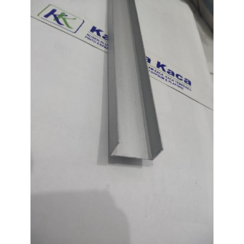 Jual ALUMINIUM LIS U (u chanel) UKURAN 1/2"x1" - TALI AIR - WARNA ...