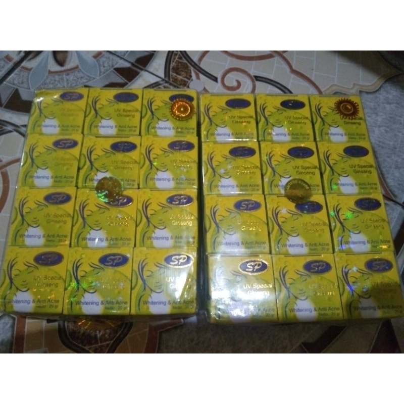 Jual SP GINSENG holo m cream lusinan(harga 12 pcs) | Shopee Indonesia