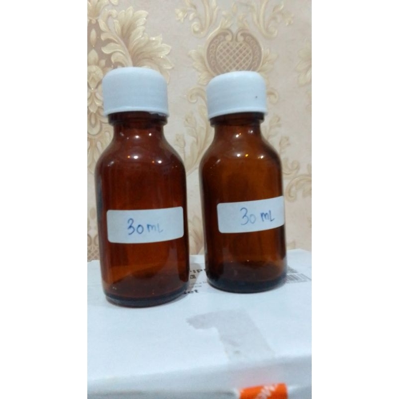 Jual botol kaca coklat 30ml | Shopee Indonesia