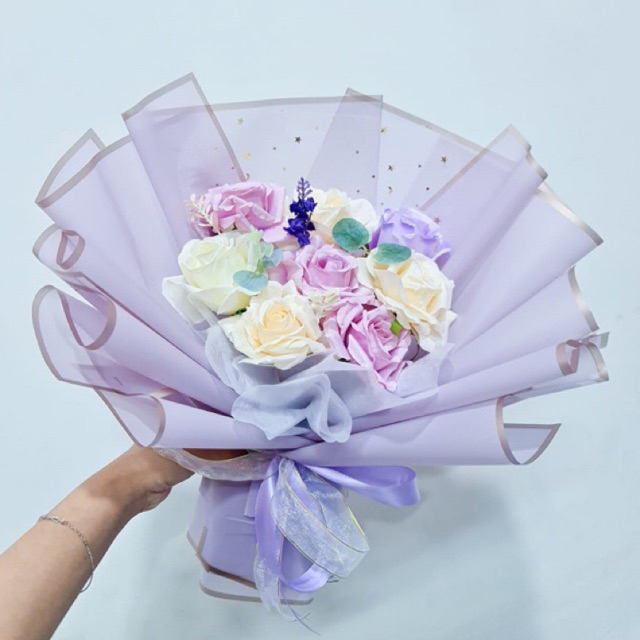Jual CALEN BOUQUET - BOUQUET BUNGA ARTIFICIAL 8 stems - FLOWER - BUKET ...