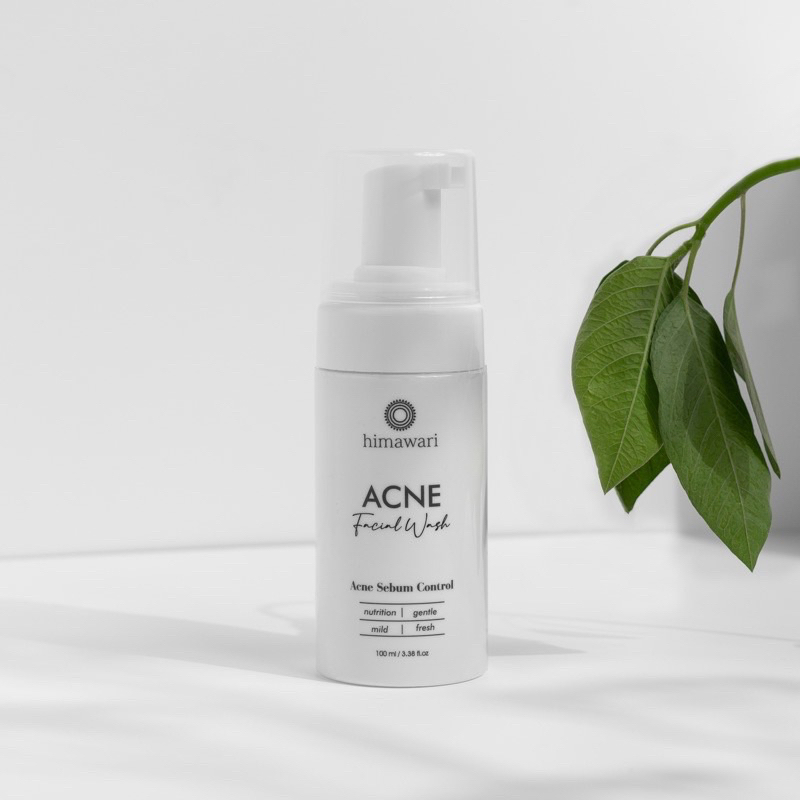 Jual (DISTRI Resmi) Himawari Acne Facial Wash 100ml | Shopee Indonesia