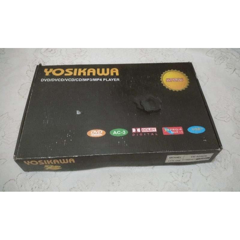 Jual DVD Player Yosikawa DVD/DVCD/VCD/CD/MP3/MP4 Player | Shopee Indonesia