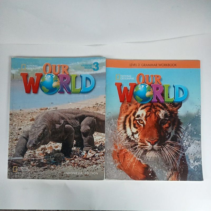 Jual BUKU OUR WORLD STUDENTS BOOK DAN WORKBOOK 3 | Shopee Indonesia