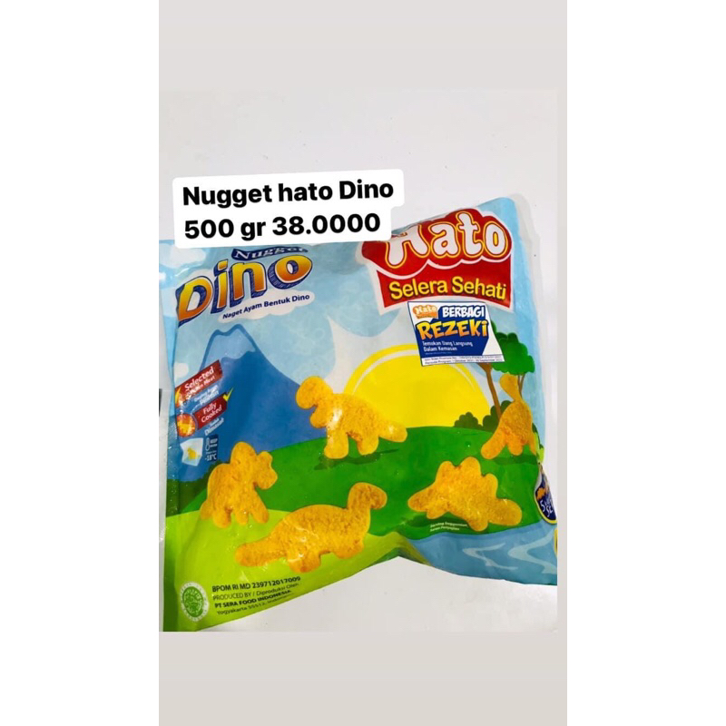 Jual hato nugget Dino 500 gr | Shopee Indonesia