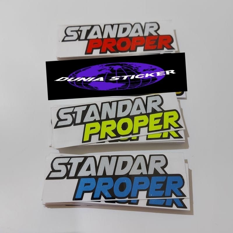 Jual Stiker Standar Proper Sticker Cutting Stiker Viral Motor Murah ...