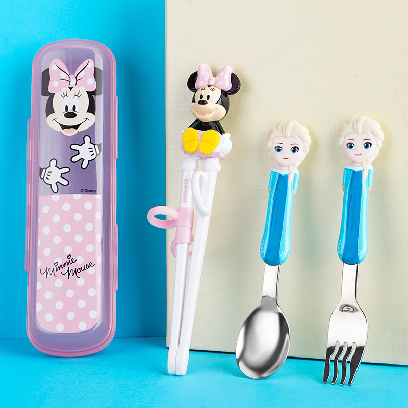 Jual Training chopstick Elsa / Sumpit Latih Anak / Sumpit Set Anak Elsa ...