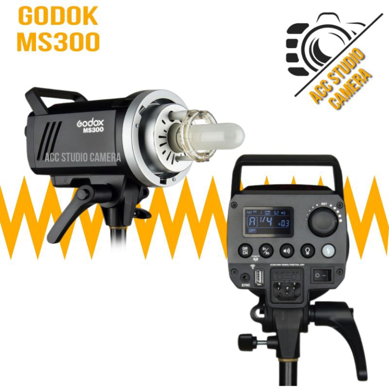 Jual Godox MS300 Monolight Studio Flash MS-300 | Shopee Indonesia