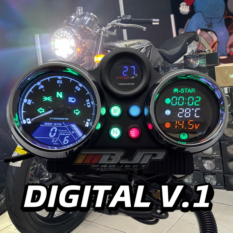Jual SPEEDOMETER SPIDOMETER DIGITAL NINJA R SS L M VICTOR GREDDY KOSO ...