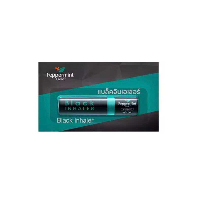 Jual Nasal inhaler Thailand Peppermint Field Black Inhaler | Shopee ...