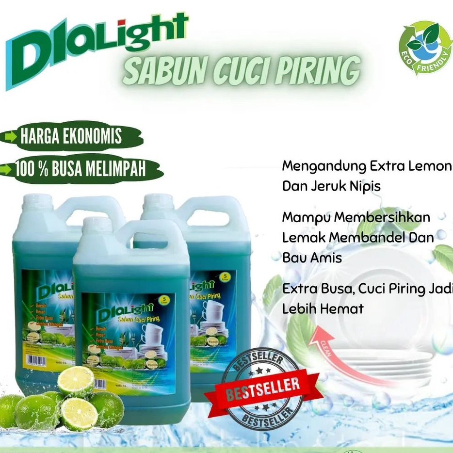 Jual Sabun Cuci Piring 5 Liter Cupir Aroma Jeruk Nipis Dialight ...