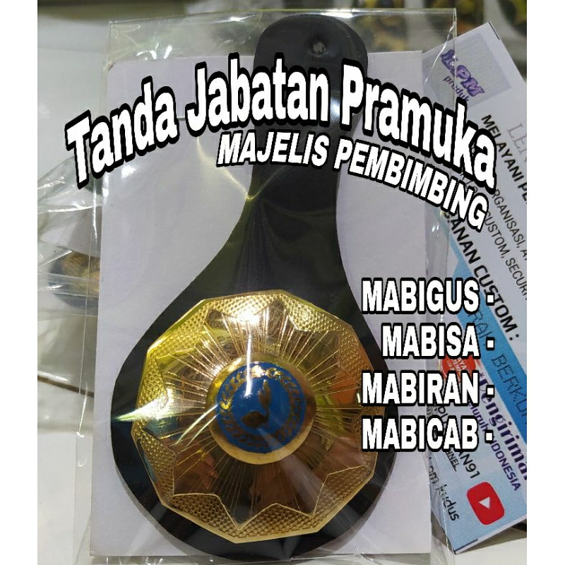 Jual Tanda Jabatan MABIGUS MABISA MABIRAN MABICAB ( BAHAN ASLI KUNINGAN ...
