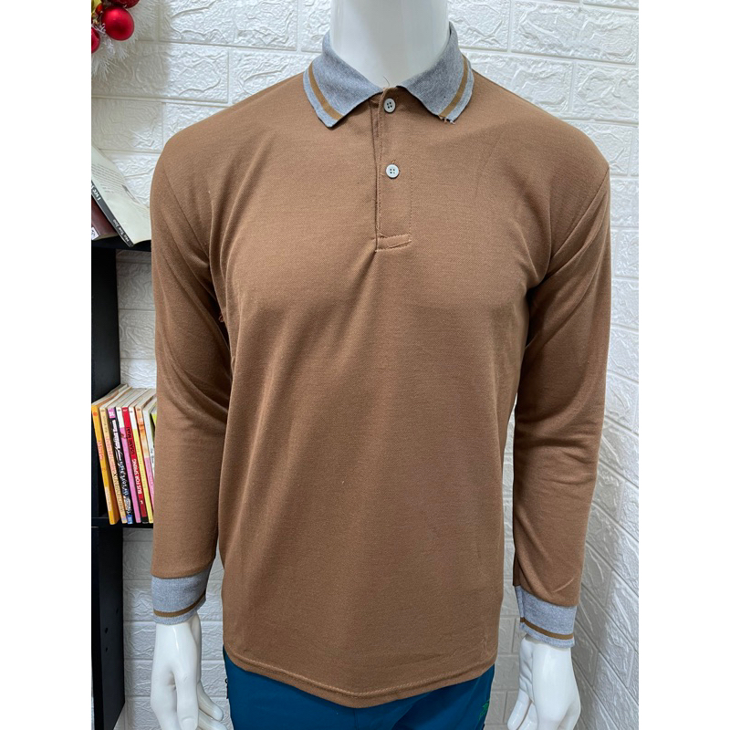 Jual Kaos polo/polo krah polosan /pakaian pria/ baju seragam/lengan ...