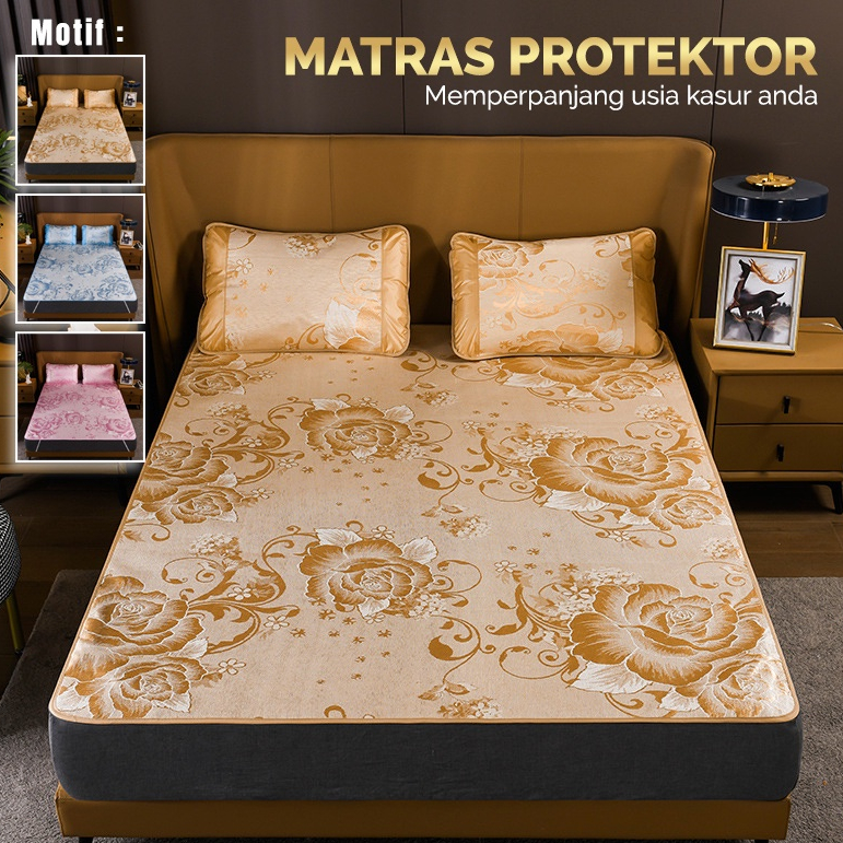 Jual NEW!! Matras Alas Kasur King Ukuran Besar 180x200 cm Bahan Lembut ...