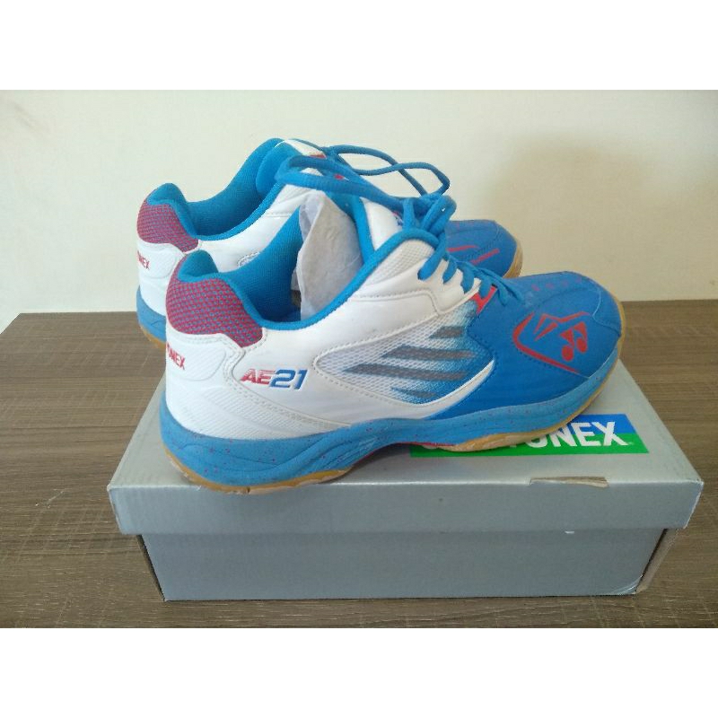 Jual sepatu yonex badminton all england AE21 series hitam putih size 42 ...