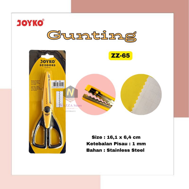 Jual Gunting Joyko ZZ-65 Gerigi 1 pcs | Shopee Indonesia