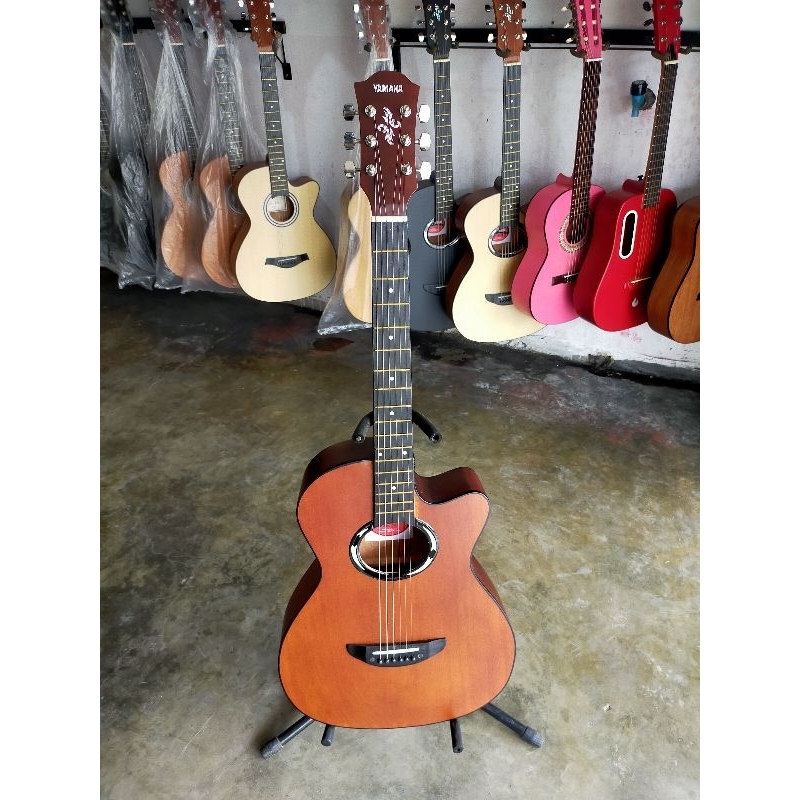 Jual Gitar akustik Baru tanam besi | Shopee Indonesia