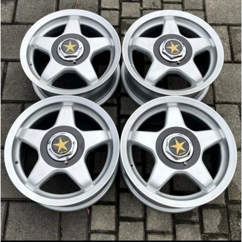 Jual Velg Original Starform Ring 14. Pcd 4x100. Made in Japan. Lebar 6 ...