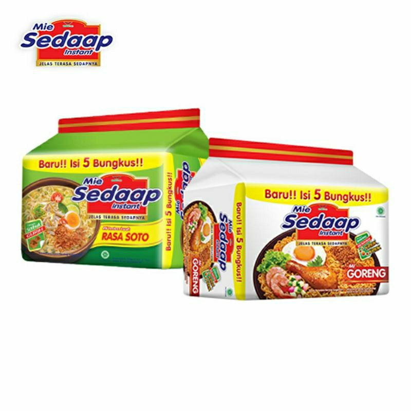 Jual Mie Sedaap Instant/Mie Sedaap Kuah Rasa Soto/Mie Sedaap Goreng/Mie ...