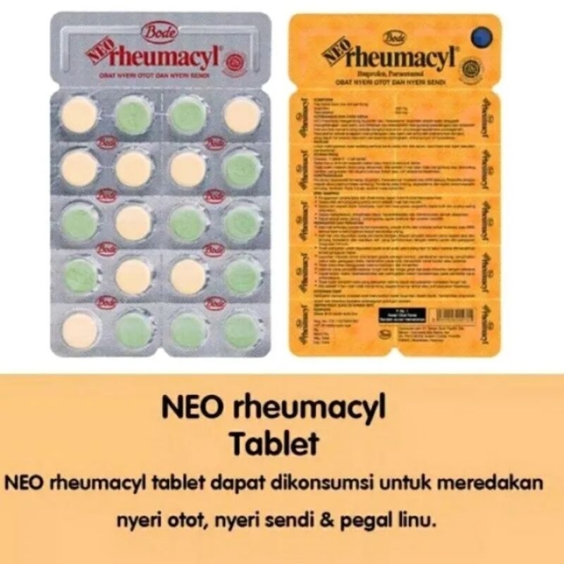 Jual ️Neo Rheumacyl Reumasil Remasil 1 Lembar isi 20 Tablet | Shopee ...