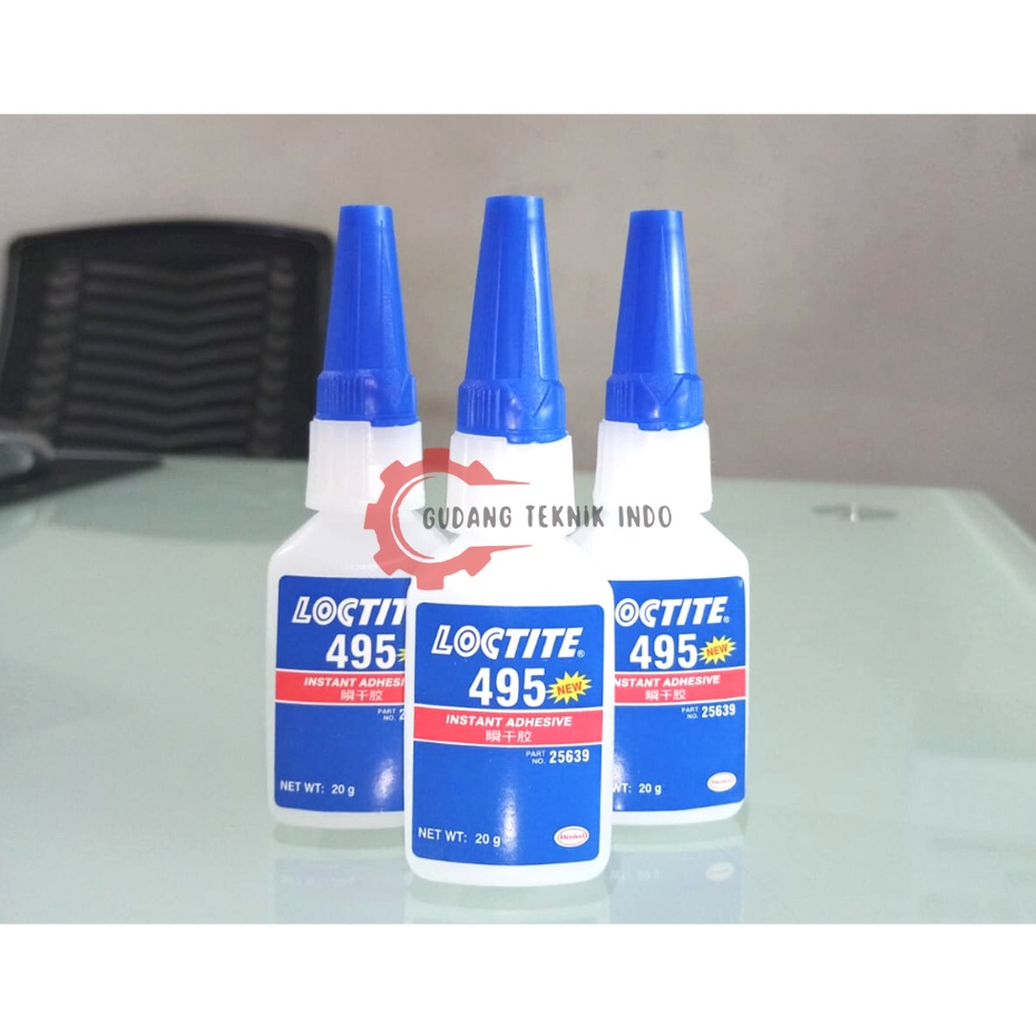 Jual LOCTITE 495 Instant Adhesives 20 Gram / Lem Instan Serbaguna 20 ...