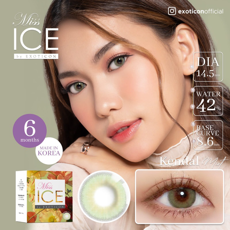 Jual Softlens X2 MISS ICE 14,5 MM Normal & Minus (-0,50 S/D -10,00) By ...