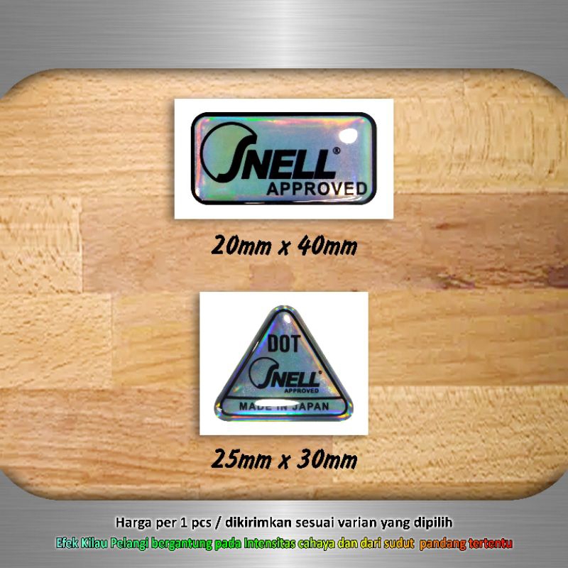 Jual Sticker Helm DOT Snell Approved Timbul | Shopee Indonesia