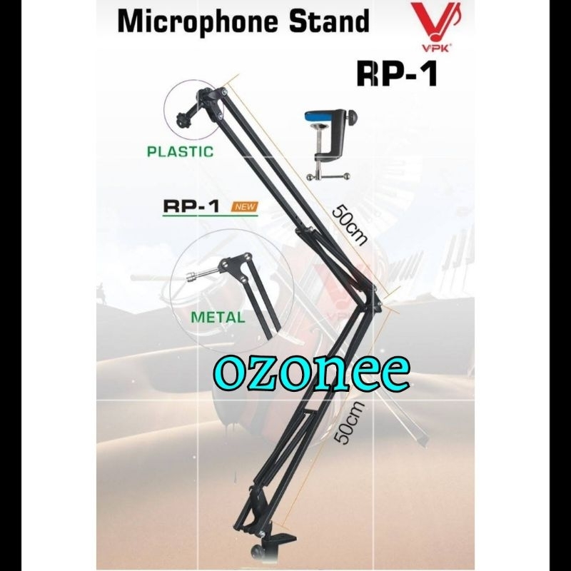 Jual STAND MIC RECORDING STUDIO VPK RP-1 RP1 ORIGINAL | Shopee Indonesia