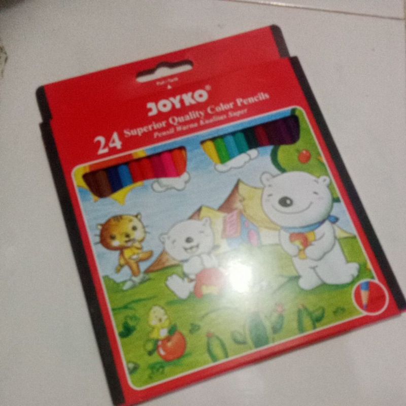 Jual Pensil Warna 24 Warna Merk Joyko Shopee Indonesia