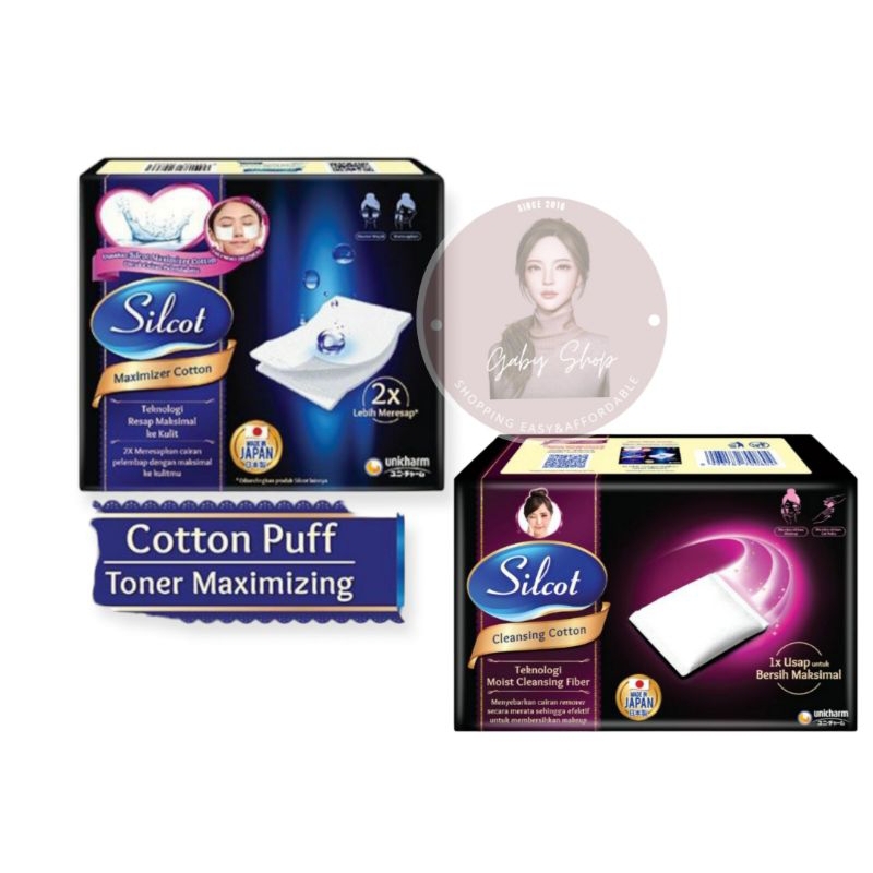 Jual KAPAS/COTTON PUFF SILCOT MAXIMIZER/CLEANSING COTTON | Shopee Indonesia