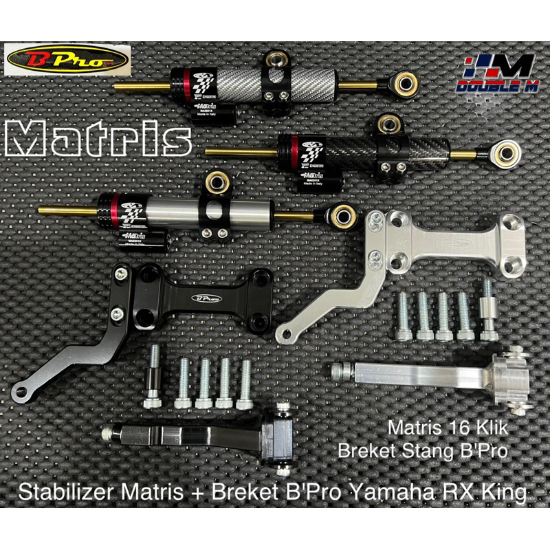 Jual Stabilizer Stabliser Stang Matris + Breket BPro RX King | Shopee Indonesia