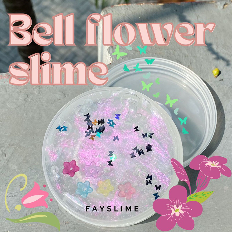 Jual Bell flower slime | metalic slime | clear slime | Shopee Indonesia