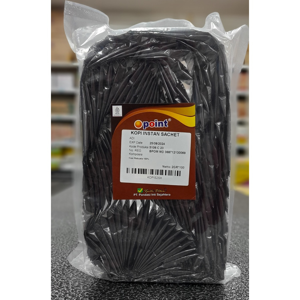 Jual KOPI INSTAN SACHET 2 GR*100'S | Shopee Indonesia