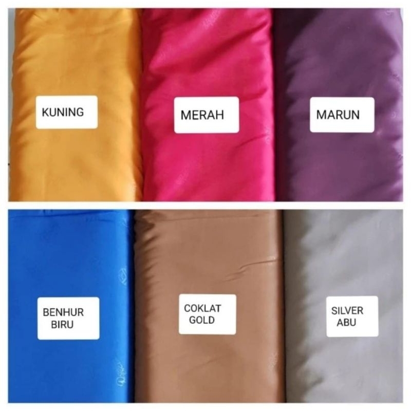 Jual FURING SATEN DORMIL HALUS LEMBUT ENGLAND LEBAR 150CM HARGA PER ...