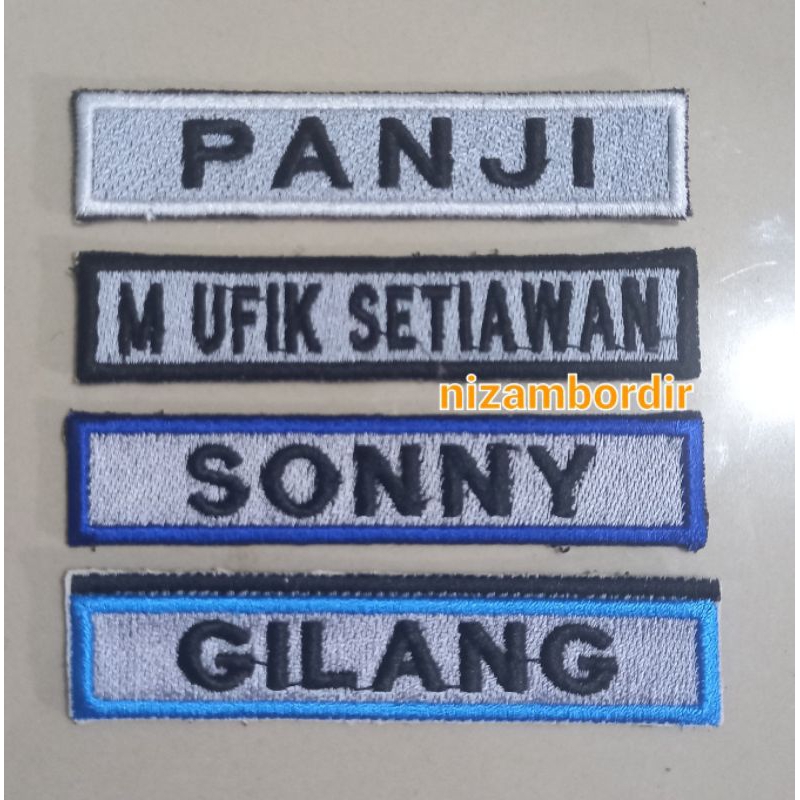 Jual NAMA UNTUK SERAGAM KAI (BORDIR KOMPUTER ASLI) | Shopee Indonesia