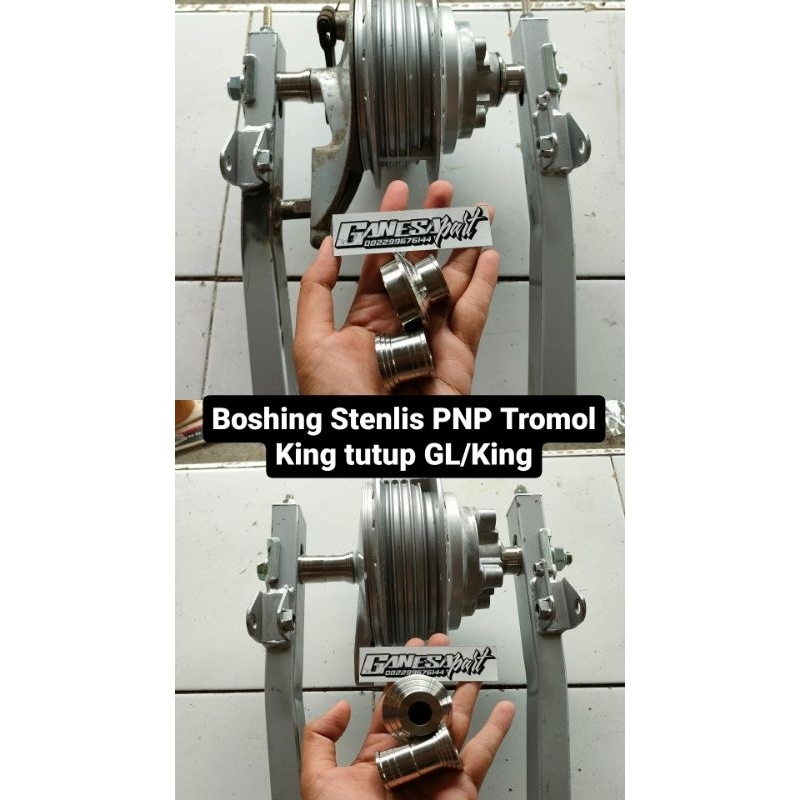 Jual bos tromol RX king pnp arm kaze bahan stenlis boshing kanan kiri ...