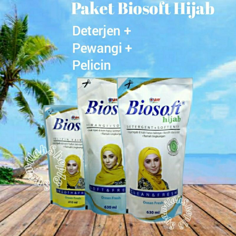 Jual PAKET YURI BIOSOFT HIJAB KEMASAN REFILL (PAKET PENCUCI HIJAB) | Shopee Indonesia