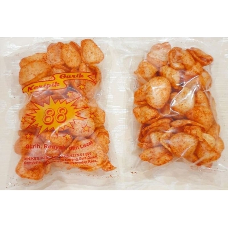 Jual kerupuk sayur cap 88 kerupuk jadul kerupuk pedas sayur cap 88 ...