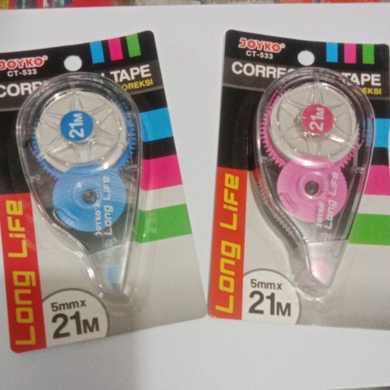 Jual TIPP EX KERTAS/STIPO KERTAS 21 METER MERK JOYKO | Shopee Indonesia