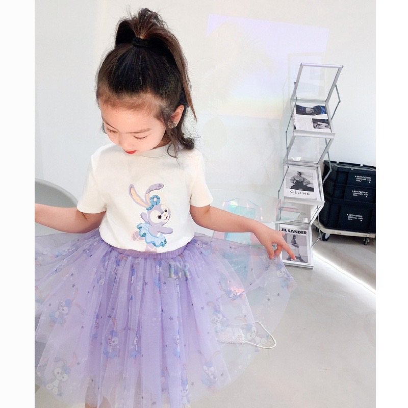 Jual Dress Anak Setelan dengan Rok tutu dan Tshirt Premium Quality ...