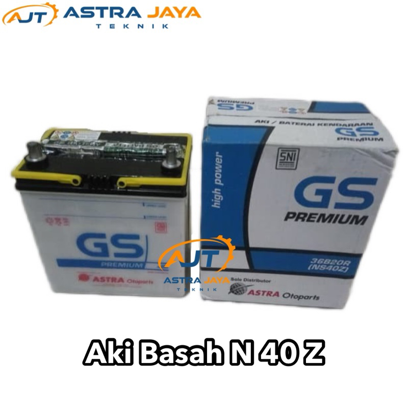 Jual Aki Mobil GS Premium NS40Z (35Ah) Accu Basah Suzuki Carry, Rush, Avanza, Xenia | Shopee ...