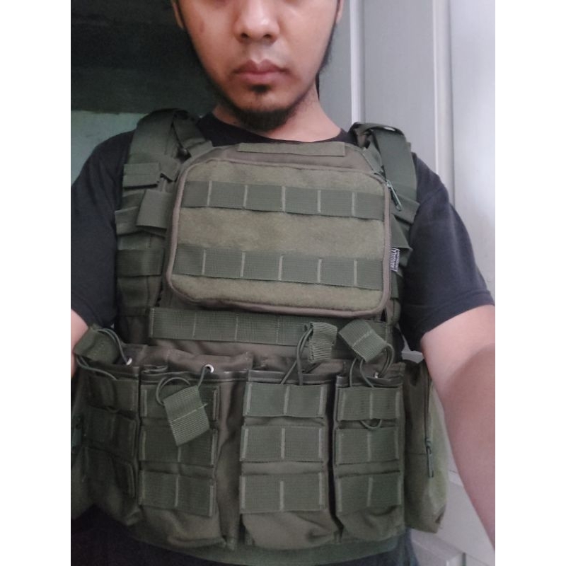Jual Rompi / Vest Hijau Army / Plate Carrier / Rompi Tactical | Shopee ...
