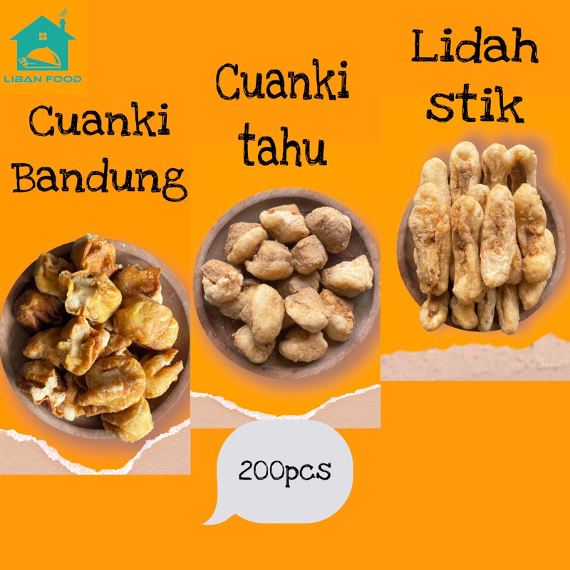Jual CUANKI 200 PCS,LIDAH STIK, CUANGKI BANDUNG, CUANKI TAHU/ASLI GARUT ...