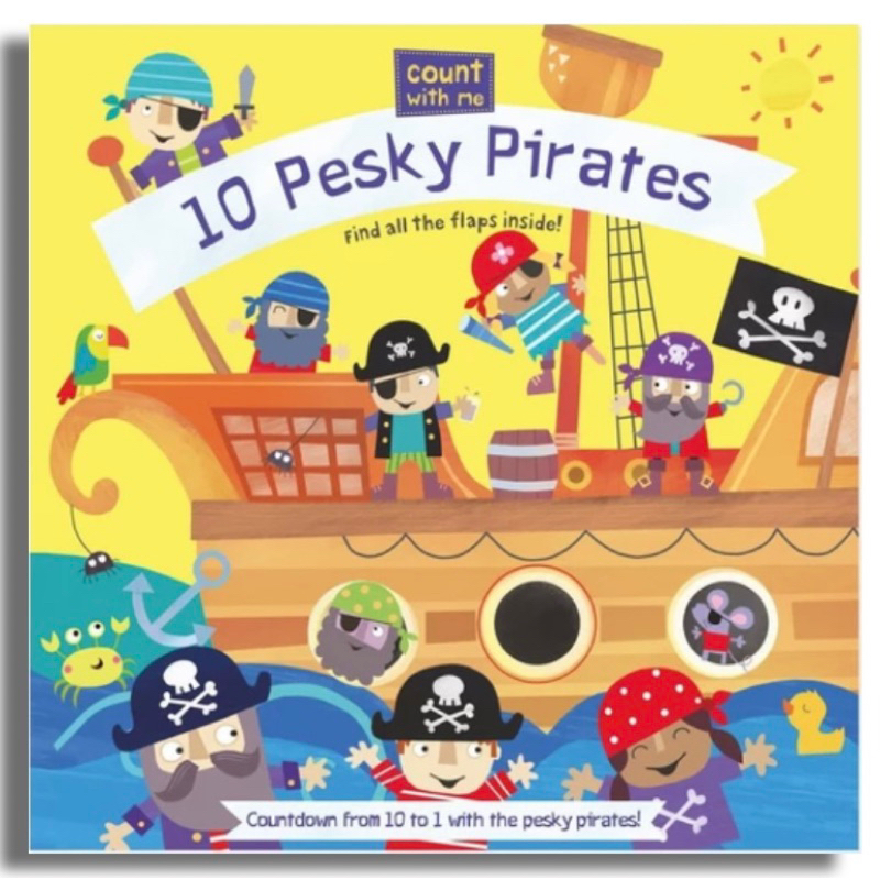 Jual Count with Me 10 Pesky Pirates Board Book | Shopee Indonesia