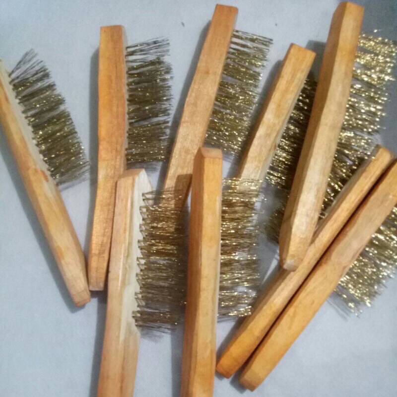Jual sikat kawat kuningan besar sikat kawat 20cm | Shopee Indonesia