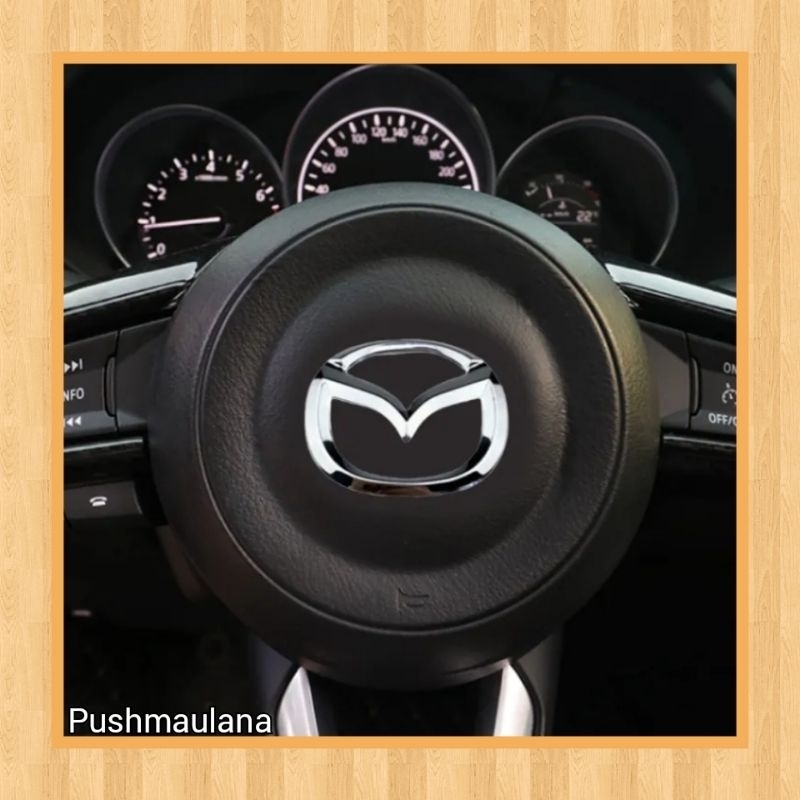Jual Emblem Mazda Setir Stir Logo Mazda Stainless steel | Shopee Indonesia