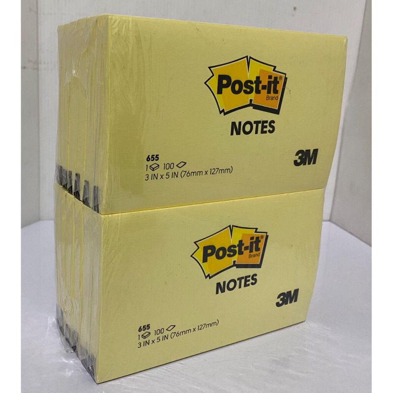 Jual MEMO STICK/STICKY NOTES/POST IT 3M 655 | Shopee Indonesia