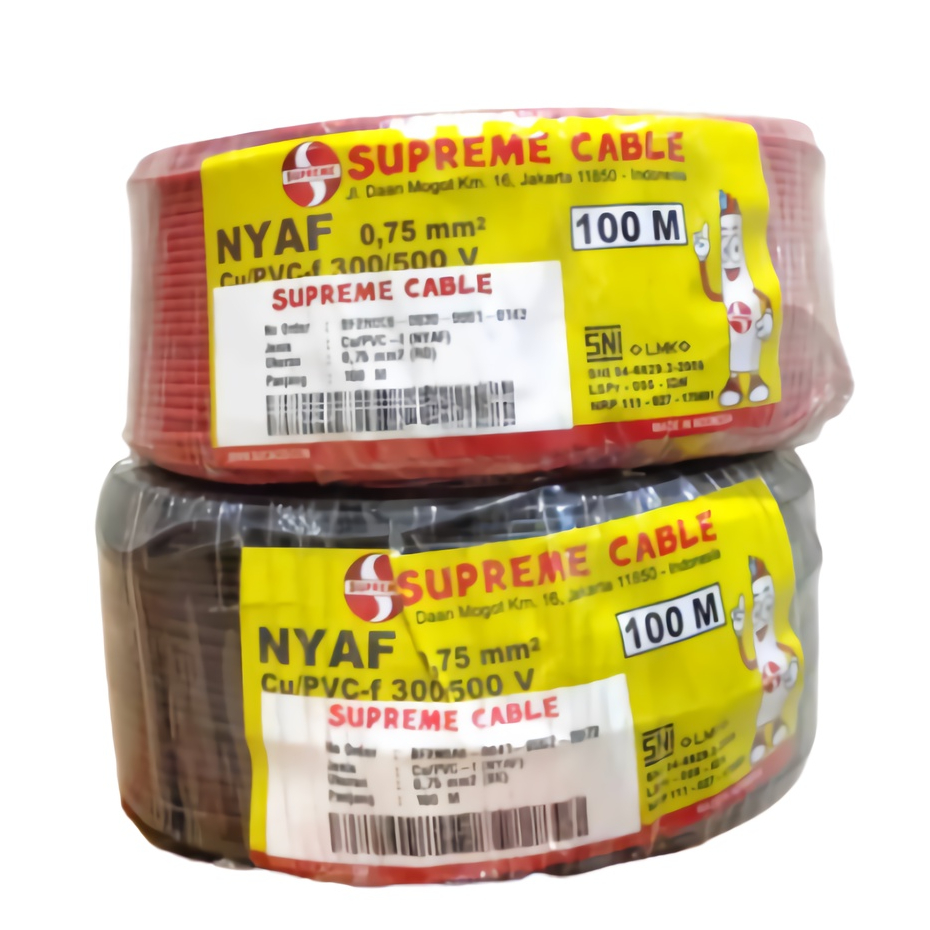 Jual Supreme Kabel NYAF 1x0.75 100 Meter | Shopee Indonesia