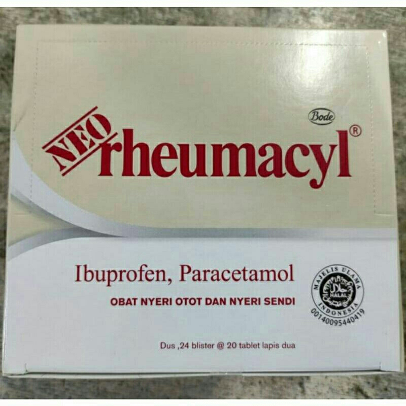 Jual ️Neo Rheumacyl Reumasil Remasil 1 Box isi 24 Lembar x 20 Tablet ...