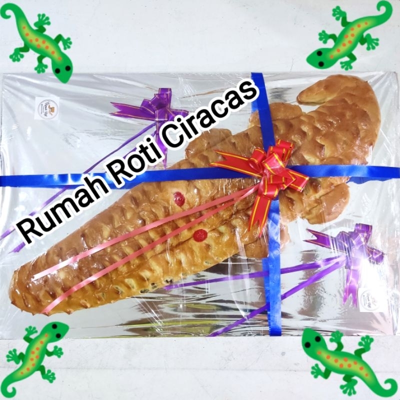 Jual ROTI BUAYA 1 PCS ACARA PERNIKAHAN SESERAHAN BESAR CROCODILE BREAD ...