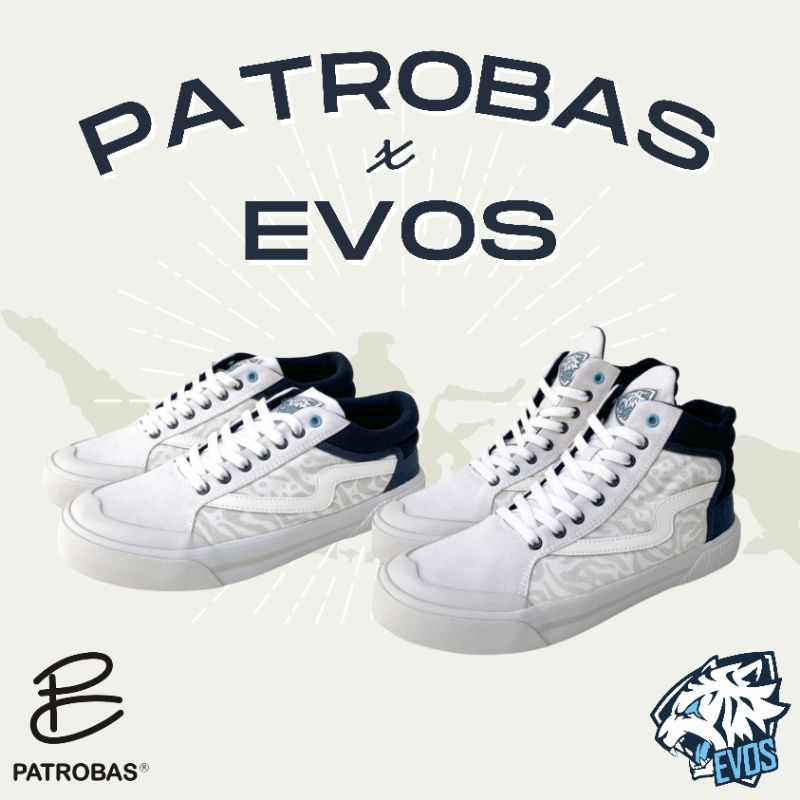 Jual PATROBAS X EVOS ESPORT LOW DAN HIGH | PATROBAS KEMERDEKAAN LIMITED EDITION | Shopee Indonesia
